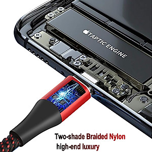 iPhone Charger 10 ft Apple MFi Certified Cable Long Lightning Charging Cord 10ft 3Pack for iPhone 14/13/12/11 Pro/Max/X/XS/XR/8 Plus/7/6/5S/SE/5/iPad/Air 2 /Mini/ 10 Foot USB Charge