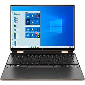 2020 Newest HP Spectre x360: 11th Gen Core i7-1165G7, 13.5 inches OLED 3K2K Touch Display, 1TB SSD, 16GB RAM, Intel Evo Platform, 32GB Optane Black