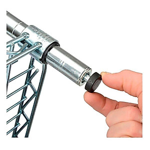 Economy Wire Shelving Starter Unit, 4 Tier, Zinc Chromate, 18"W, x 36"L, x 74"H