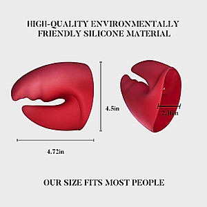 Anti-Scald Oven Gloves,Red Silicone Oven Glove Set,Lobster Claw Pot Holder, red Crab Oven Glove, can be Used as a Pot or Kitchen
