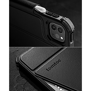 tomtoc iPad Pro Case Ultra Detachable for 11-inch iPad Pro 4th/3rd Gen (M2&M1), Protective Case with Airbag Protectors & 3 Magnetic Stand Modes Cover, Supporting Wireless Apple Pencil Charging