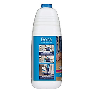 Bona PowerPlus Hardwood Floor Deep Cleaner Refill, Oxygenated Formula, 128 Fl Oz