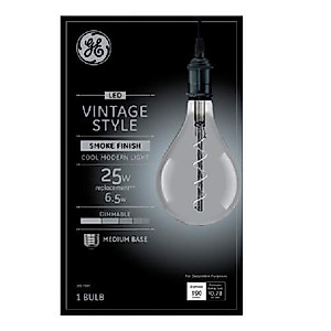 Ge 31705 Vintage Style Spiral Filament Led Light Bulbs, 6.5 Watts