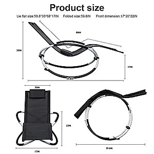 Outdoor Lounge Chair, New Zero Gravity Chair, Foldable Outdoor Chaise Lounge 2 Pack, 2021 Technological Innovation - A Combination of Recliner & Rocking Chairs