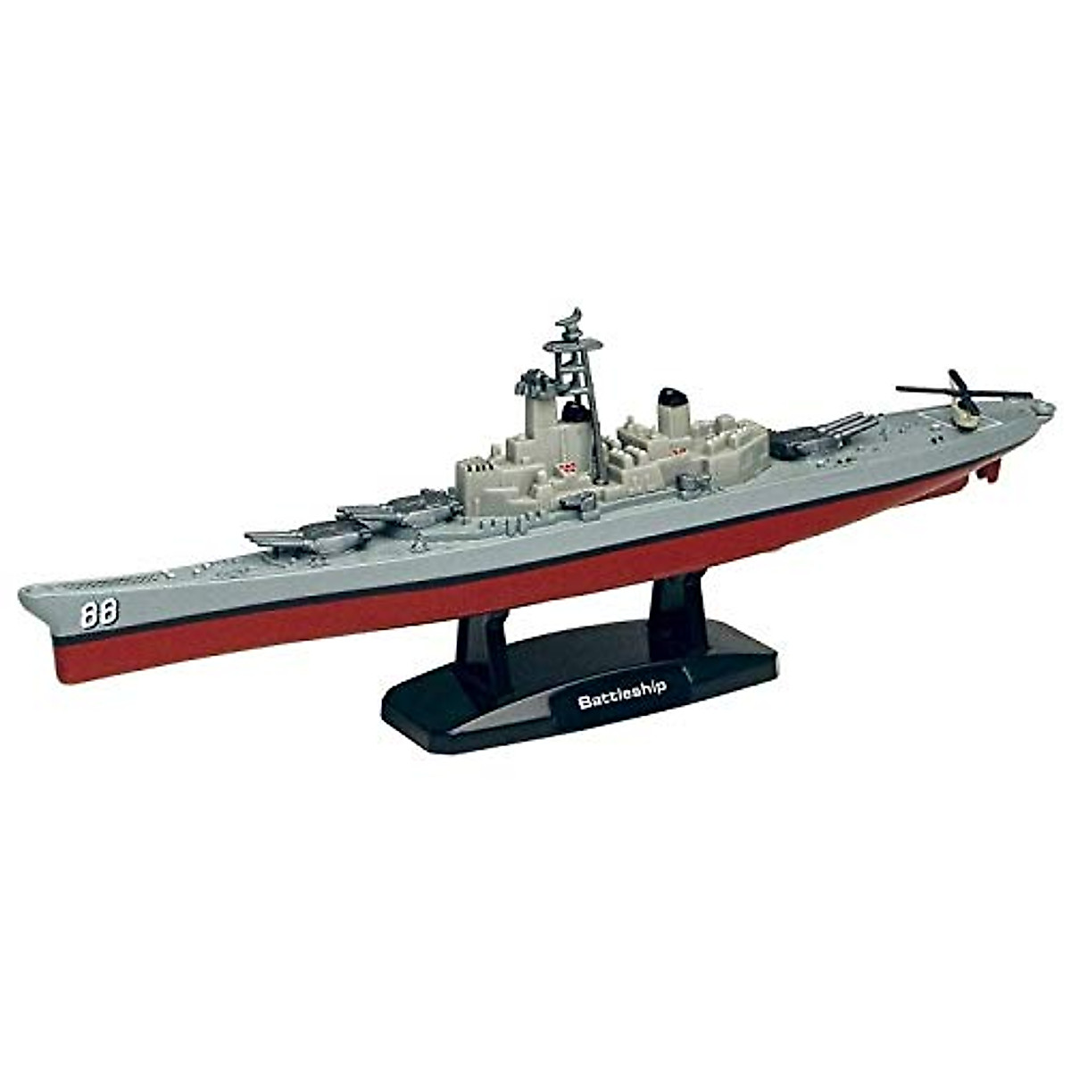 Daron Battleship 9" Die-Cast Vehicle with 1 Plane