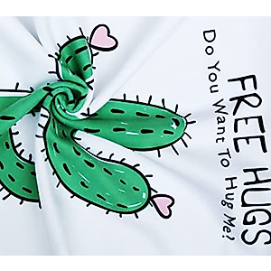 IUOCFER Cactus Cactus Flower Hand Towels 13.6 X 29' Green Plant Bath Towels Highly Absorbent Kitchen Dish Towels for Household Daily Use | Home Decoration | Carry-On Hotel Gym Spa