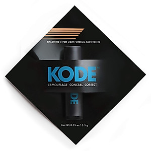 KODE Mens Concealer (Shade 2 of 6) Dark Circle Under Eye Cream Corrector, Multi-Use, Pimples, Scars, Rashes