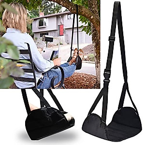 Airplane Footrest with Memory Foam Portable Travel Plane Leg Rest Foot Hammock Adjustable Height Travel Accessories Trian Home Office Relax Your Feet
