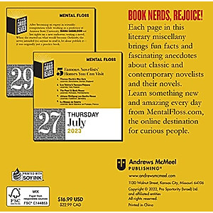 The Curious Reader 2023 Day-to-Day Calendar: Literary Miscellany for Book Lovers