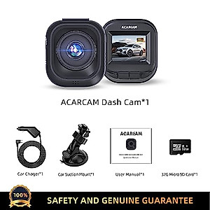 Dash Camera for Car, Dash Cams FHD 1080P,Dash Cam Front with 32G SD Card, Mini Dashcams for Cars,Driving Recorder,Super Night Vision,24 Hours Parking Monitor,Loop Recording 120°Wide Angle,G-Sensor