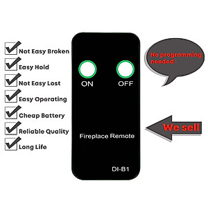 Replacement for Dimplex Fireplace Heater Remote Control 3000370900RP BLF34 BLF50 BLF74