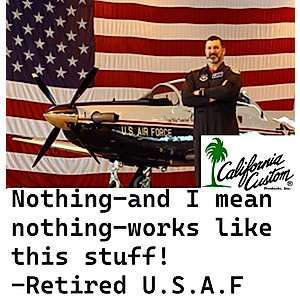 CALIFORNIA CUSTOM Products – Aluminum Deoxidizer 12oz, Cleans and Deoxidizes Metal Surfaces, Removes Rust, Body Shop Safe, Great for Aluminum, Brass, Copper, Chrome, Silver, Stainless & Gold.