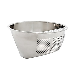 Helen's Asian Kitchen Rice Washing Bowl, 3-Quart, Stainless Steel