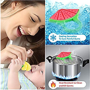 Baby Teething Toys for Newborn (5-Pack) Freezer Safe BPA Free Infant and Toddler Silicone Teethers Soothe Babies Gums, Perfect Baby Gift