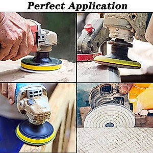 Diamond Polishing Pads Set 4 inch Wet/Dry Diamond Sanding Pads Kit 11 Piece Set Granite Stone Concrete Marble Buffer with M14 Drill Adapter