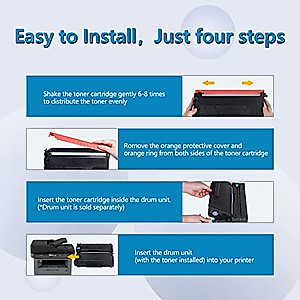 Drprint TN 850 High Yield, Compatible for Brother TN850 Toner, TN-850 TN820 to Use with HL-L6200DW MFC-L5850DW MFC-L5700DW HL-L5200DW MFC-L5900DW (2 Pack)