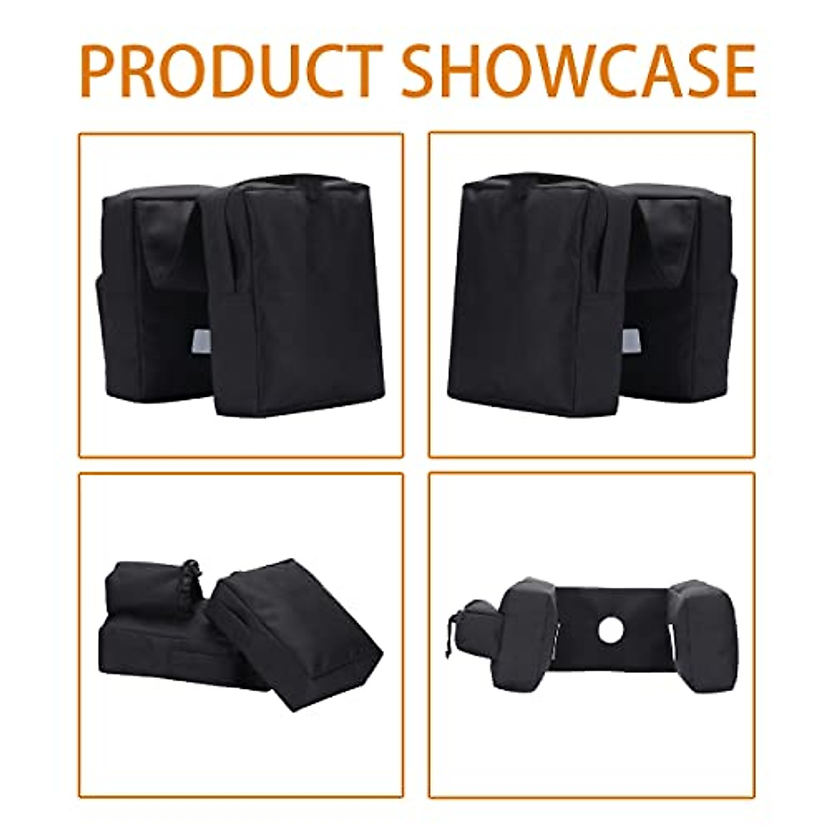 ATV Tank Top Bag, Motorcycle Saddlebags, Storage Saddle Bag for Snowmobile, UTV Waterproof Cargo Pocket, Universal Durable Front Accessories, Storage Pack with Water or Drink Pocket