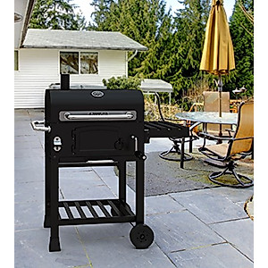 Dyna-Glo DGD381BNC-D Compact Charcoal Grill, Black