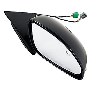 Kool Vue Passenger Side Power Heated Mirror for Buick Enclave 2013-2017 Power Fold With Signal Light, Blind Spot Monitor & Memory Paintable