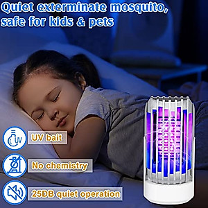 Qualirey 12 Pcs Indoor Bug Zappers, Plug in Bug Zapper Indoor Electronic Mosquitoes Killer Mosquito Repellent Zapper Indoor Mosquito Zapper Fly Trap with Purple Light for Home Bedroom Office