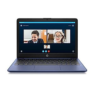 HP Stream 11.6-inch HD Laptop, Intel Celeron N4000, 4 GB RAM, 32 GB eMMC, Windows 10 Home in S Mode with Office 365 Personal for 1 Year (11-ak0010nr, Royal Blue)