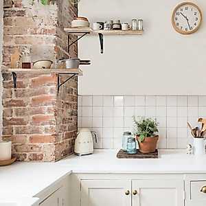 2 Pack Floating Shelves,Steel Wood Bookshelf Corner Shelf Living Room Showcase Storage Shelf Heavy Duty Shelves,Corner Shelves for Wall (Yellow)