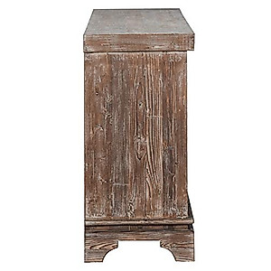 Kosas Home Allen Sideboard, 37.5Hx82Wx18D, Rustic Brown