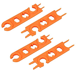 Geosiry 2 Pair Solar Connector Tool, Solar Panel Connector Assembly Tool for Solar Connectors, Solar Cables (2 Pairs Wrenches)