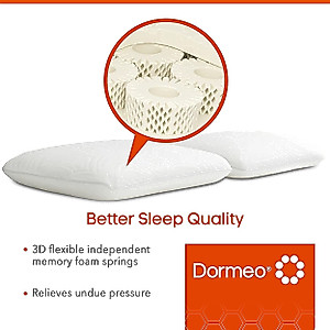 The Premium Mattress Topper by Dormeo (King) and True Evolution Pillow Bundle