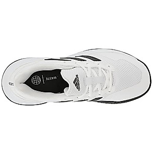 adidas Men's Gamecourt 2 Tennis Shoes, White/Core Black/White, 11