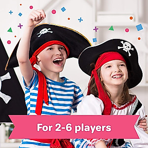 Barnacle Toys Pirate Roll - Kids Games, Toddler Board Games, Games for Kids, Preschool Games for 3 Year Olds, Kids Board Games for 4 Year Olds
