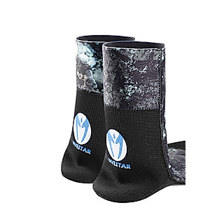 Neoprene Water Fin Sock Diving Wetsuits Sock 3MM for Women Men, Thermal Beach Sock Anti Slip Flexible for Snorkeling