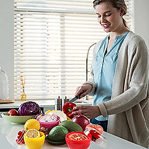 Avocado Storage Containers, Reusable Avocado Keeper for Refrigerator, Individual Avocado Saver Holder Organizer for Fridge to Keep Avocado Fresh