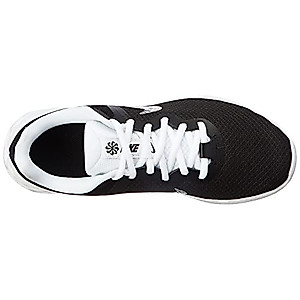 Nike Women's Revolution 6 Next Nature Running Shoes, Black/White, 8 M US