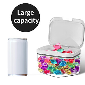 Laundry Pods Container, Laundry Pod Holder with Lid Laundry Pod Container 2.8L/94oz with Scoop Used for Dry Storage of Laundry Beads, Laundry Powder and Laundry Fragrance Beads