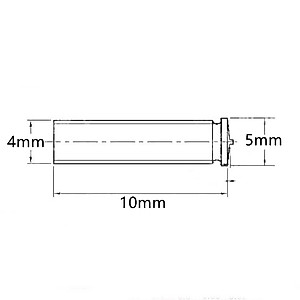 M4 x 10mm 304 Stainless Steel Welding Stud Machinery Screws, Spot Welding Screws Bolts Soldered Dot, 150Pcs