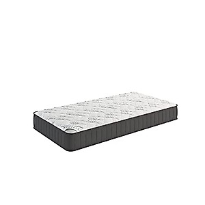Ottomanson 8" Twin Mattress in a Box Made in USA, Firm Mattress, Hybrid Mattress Cool Improved Airflow with Edge to Edge Pocket Coil, Bed in A Box, Ottopedic