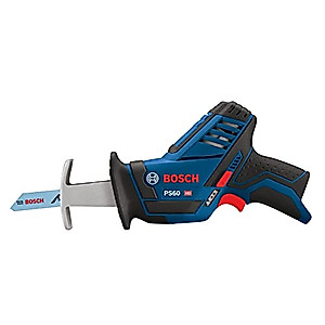 BOSCH PS60N 12V Max Pocket Reciprocating Saw (Bare Tool),Blue