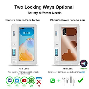 ySky Portable Smart Auto Phone Timer Lock Box for iPhone and Android Phones, Self-Control Timer Locker to Help Kids,Students, Adults Focus Back,Prevent Excessive Games, Mobile Phone Addiction(New)