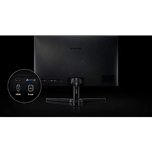 SAMSUNG 24" FHD Monitor with Bezel-LESS Design - LS24R350FHNXZA, Dark Blue Gray