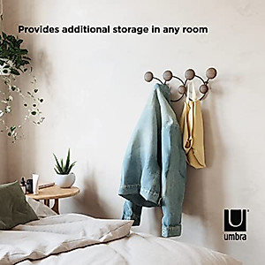 Umbra Dotsy 7 Hook Black/Walnut