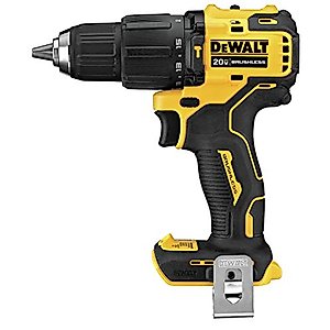 DEWALT ATOMIC 20V MAX* Hammer Drill, Cordless, Compact, 1/2-Inch, Tool Only (DCD709B)