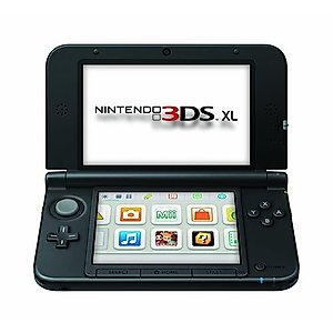 Nintendo 3DS XL - Black [Old Model] (Renewed)