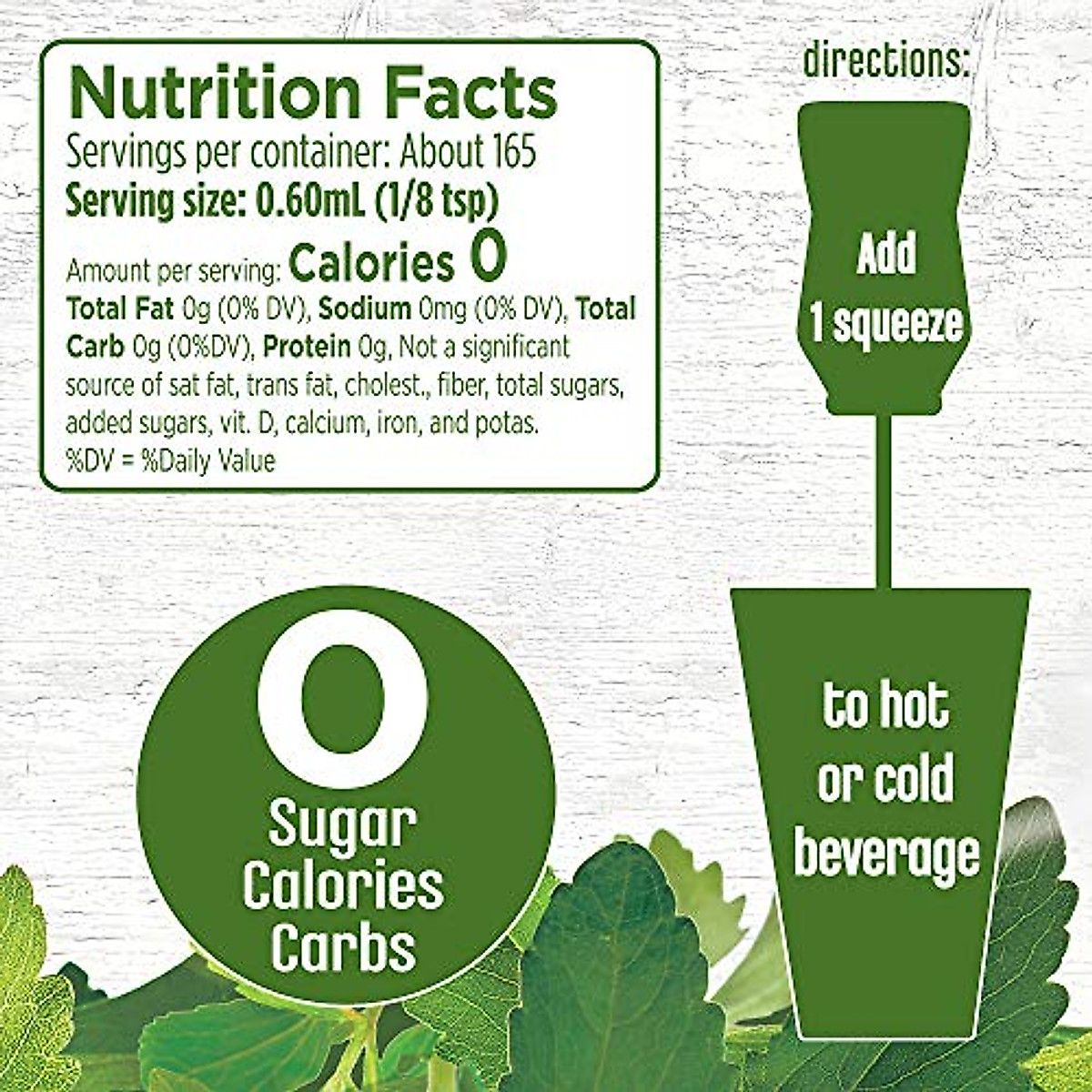 SPLENDA Stevia Liquid Zero Calorie Sweetener Drops, 1.68 Fl Oz Bottle (Pack of 3) (Packaging May Vary)