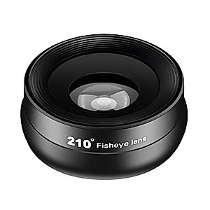210° Fisheye Lens, Professional Cell Phone Lens for iPhone,Samsung,Pixel,BlackBerry,Ipad,Notebook,Etc,Fish Eye Lens