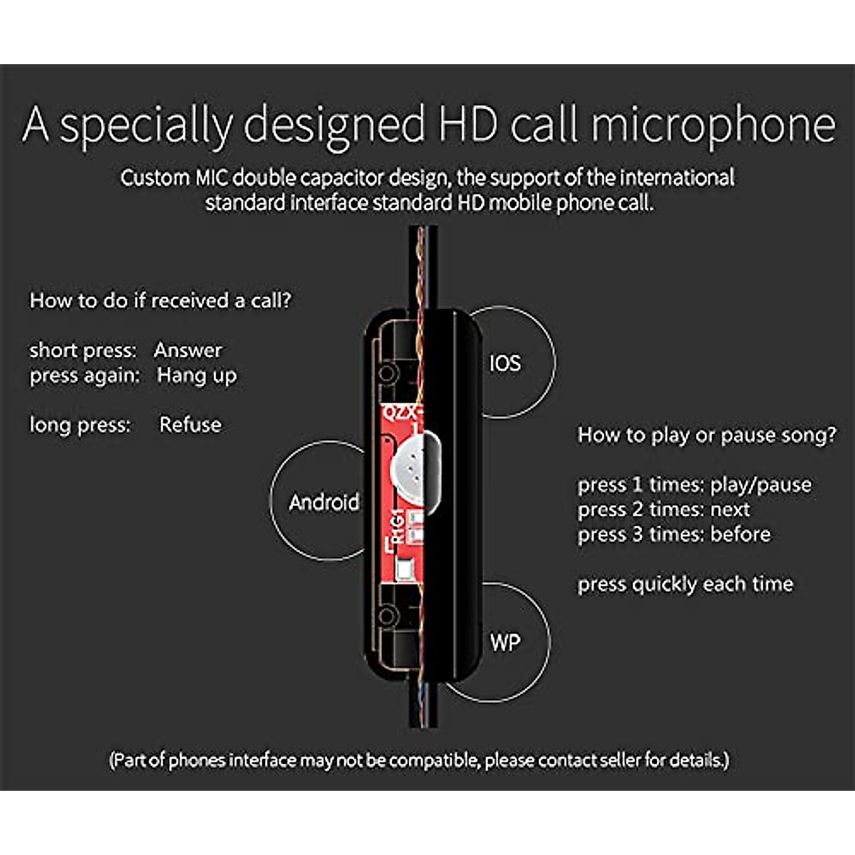 YINYOO Easy KZ ZST Colorful Hybrid Banlance Armature with Dynamic in-Ear Earphone 1BA+1DD HiFi Headset (Colorful ZST MIC)