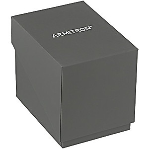 Armitron Women's 75/3313CHGP Oval Faceted Wall-to-Wall Genuine Crystal Gold-Tone Bracelet Watch