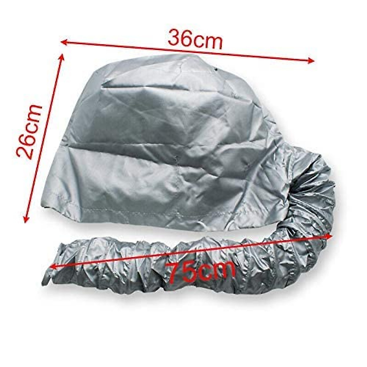 Winvin Hair Dryer Attachment, Portable Soft Bonnet Hood - Adjustable Hooded Dryer, Hair Salon Heat Cap for Drying, Styling, Curling and Deep Conditioning, Relax, Speeds Up Drying Time at Home