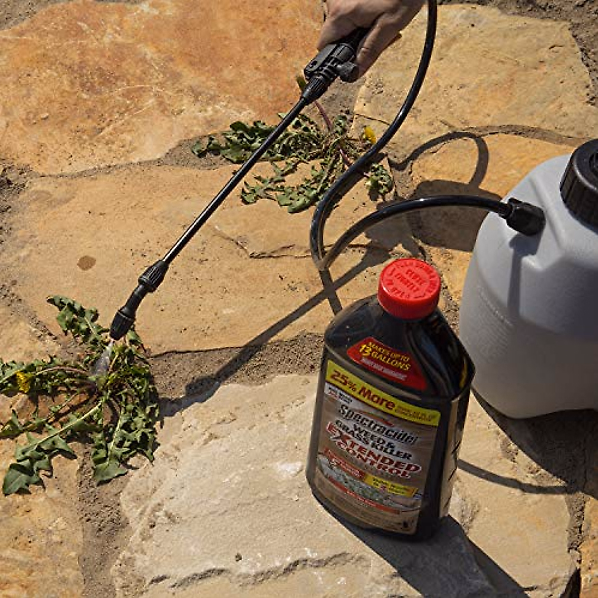 Spectracide Weed & Grass Killer With Extended Control Concentrate, Extended Weed And Grass Control, Prevents Weeds Coming Back, 40 fl Ounce