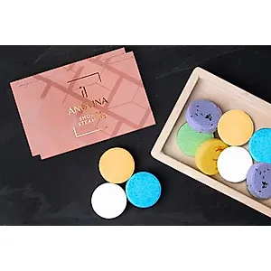 Anovina 12 XL Shower Steamers - Made in USA - Shower Steamers Aromatherapy with Essential Oils, Stocking Stuffers Christmas Gifts for Men and Women, Shower Bombs Aromatherapy Spa Gifts Shower Tablets